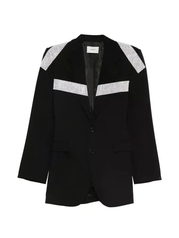 Coperni Embellished Single-breasted Blazer - Black
