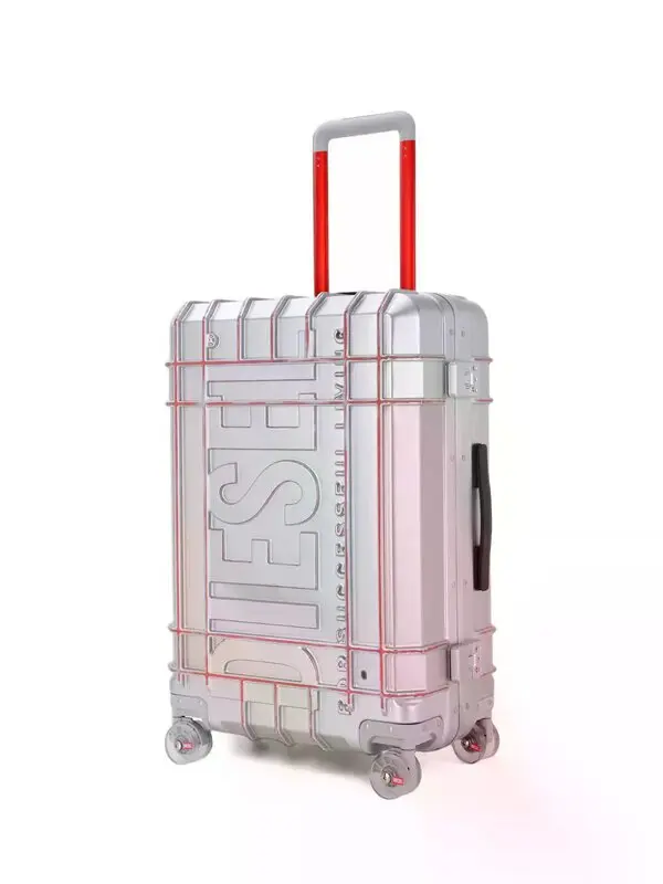 DIESEL® Embossed Logo Trolley - Silver
