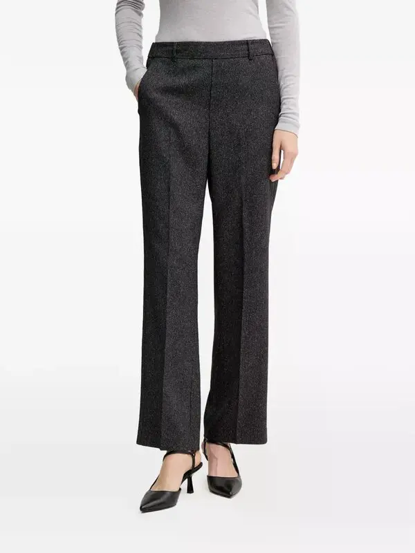 MOS MOSH Straight Leg Trousers - Grey
