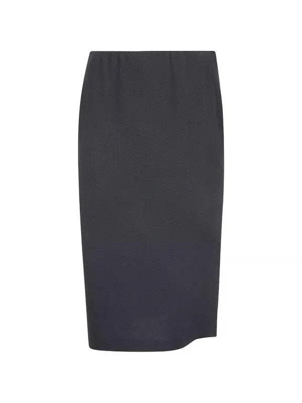 Seventy Textured Midi Skirt - Grey
