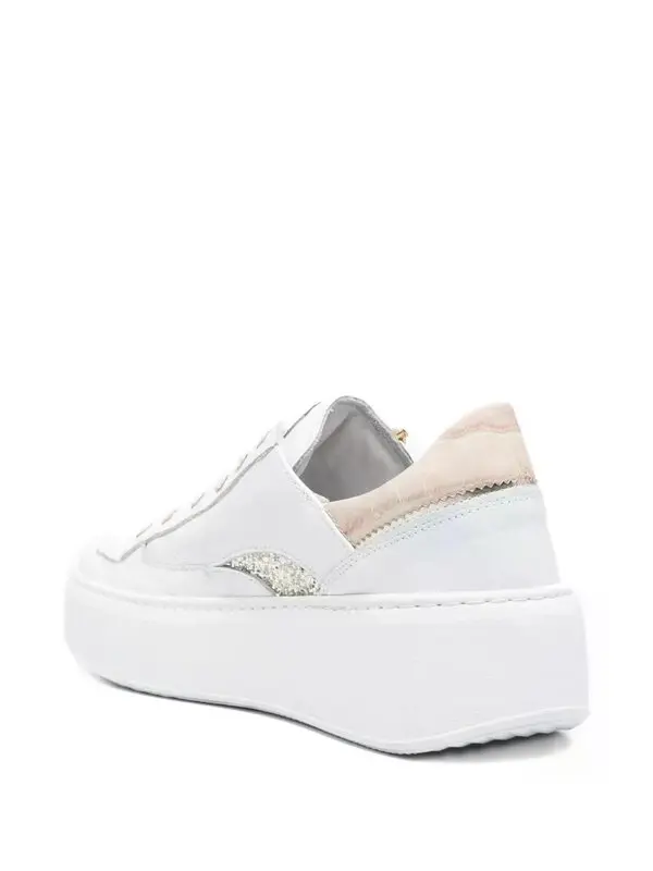 NEROGIARDINI Zip Detail Platform Sneakers