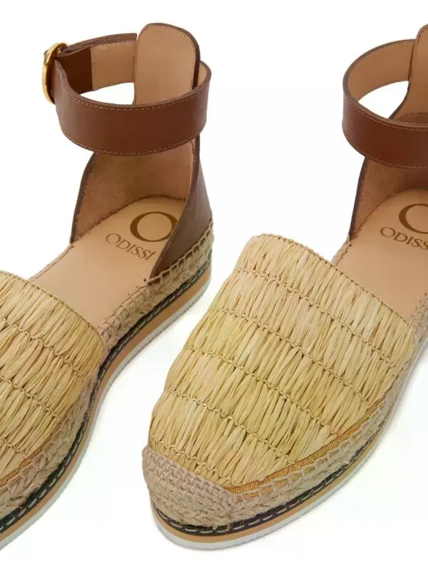 ODISSI Espadrilles With Ankle Strap And Buckle