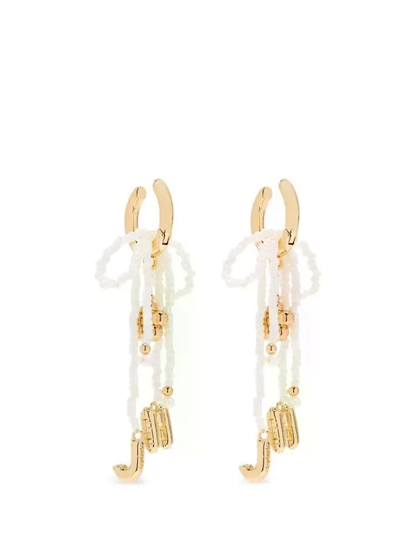 Marc Jacobs Beaded Mj Balloon Earrings