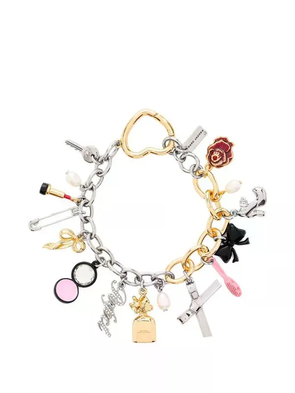 Marc Jacobs The Perfect Imperfect Charm Bracelet - Silver