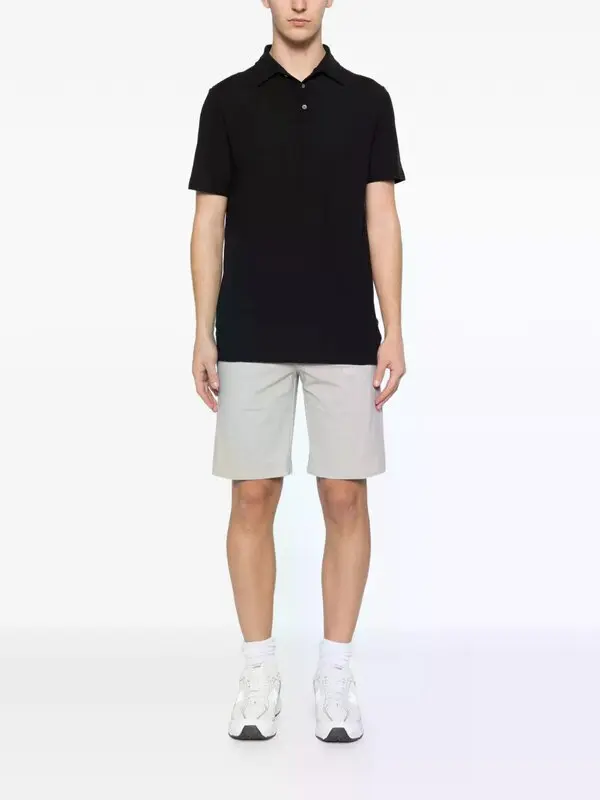 ZANONE Buttoned Short-sleeve Polo Shirt