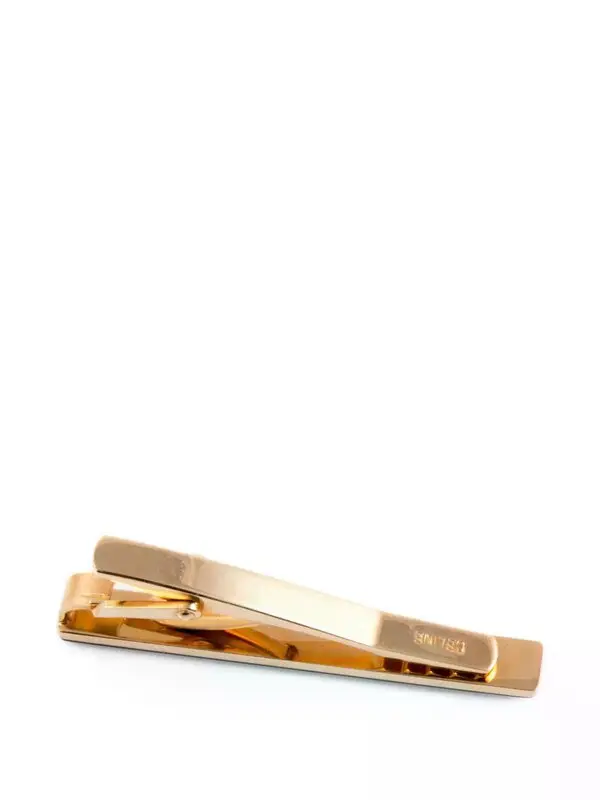 Celine 1980s Logo-detail Tie Link - Gold