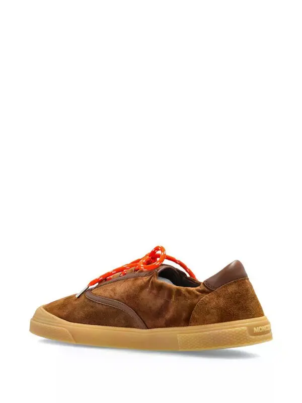 Moncler Lace-up Suede Sneakers