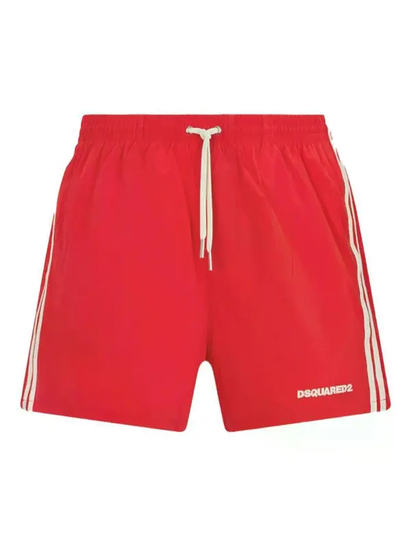 Dsquared2 Logo-print Swim Shorts - Red