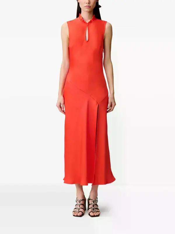 Claudie Pierlot Flowy Midi Dress - Red