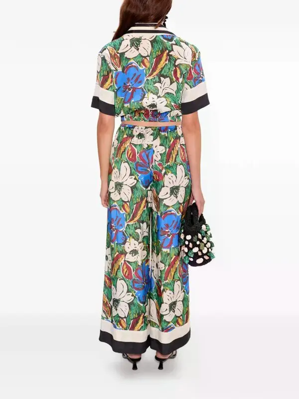 SIMONMILLER Nella Palazzo Pants - Green