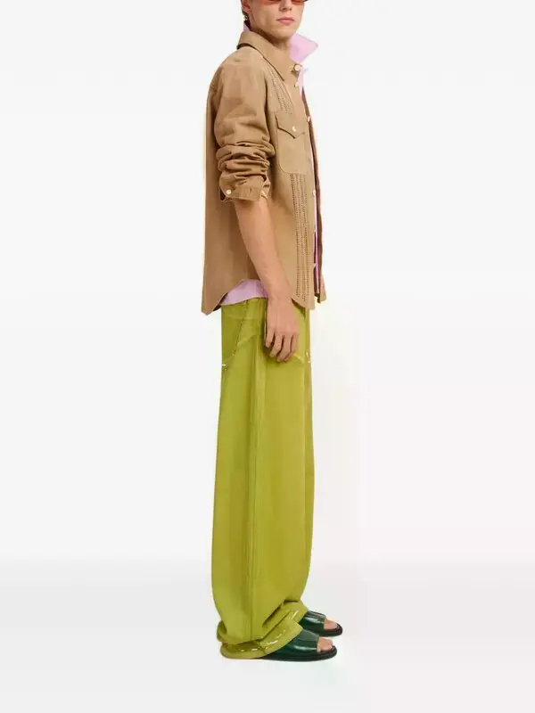 Marni Printed Five-pocket Trousers