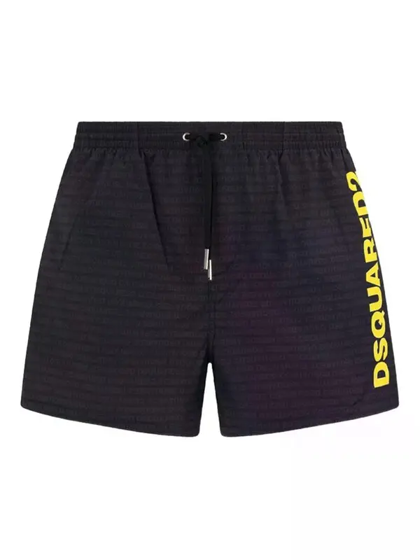 Dsquared2 Logo-detail Swim Shorts - Black