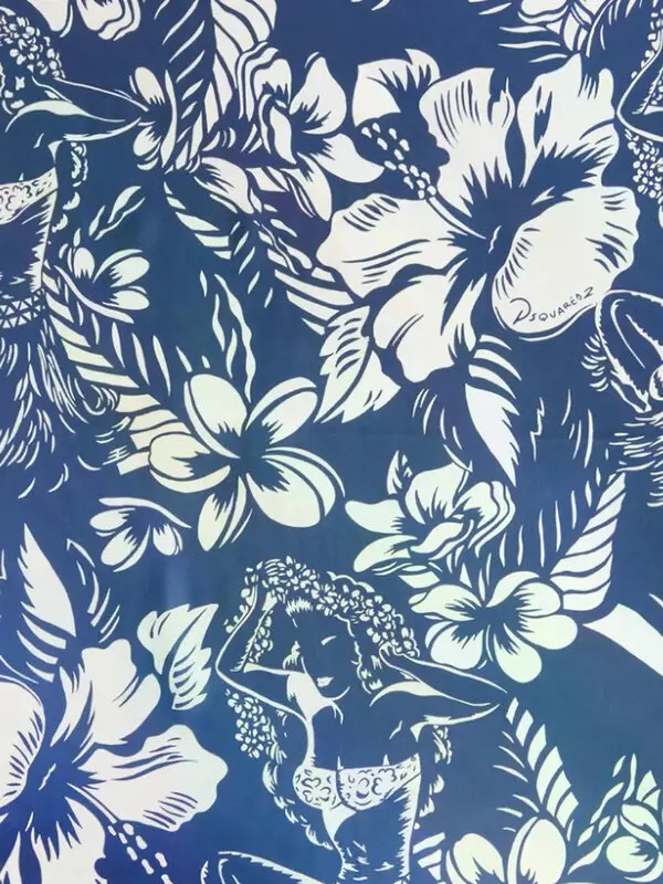 Dsquared2 Dancing Flowers Scarf