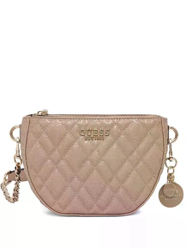 Guess Isamay Quilted Satchel With Chain Detail
