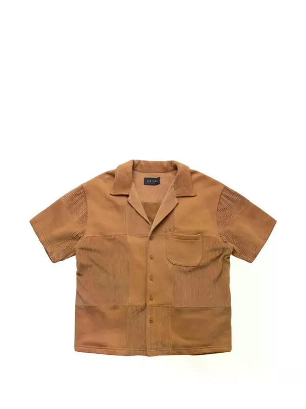 LES TIEN Patchwork Cuban Shirt