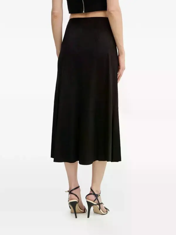 Guess Emblem-detail Midi Skirt