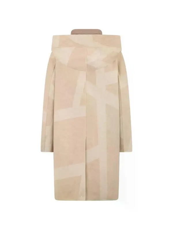 MOORER Hooded Graphic Coat