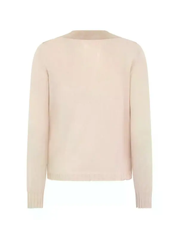 MOORER Erica Zip-up Cardigan - Neutrals