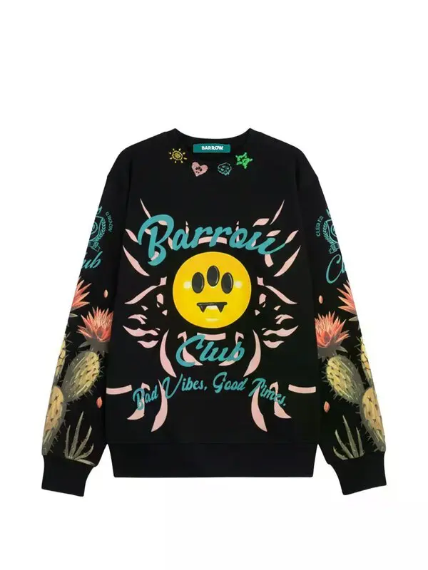 BARROW Graphic-print Sweatshirt - Black