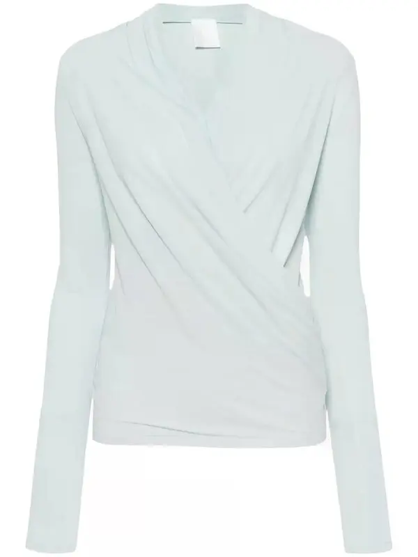 Givenchy V-neck Draped Blouse