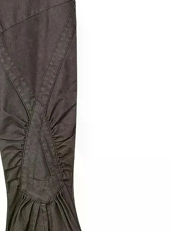 Miss Sixty Ruched Flared Jeans - Black