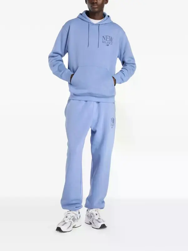 NEW BALANCE Drawstring Logo Fleece Track Pants