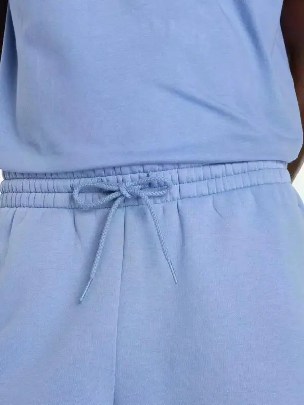 NEW BALANCE Fleece Shorts With Logo Detail - Blue