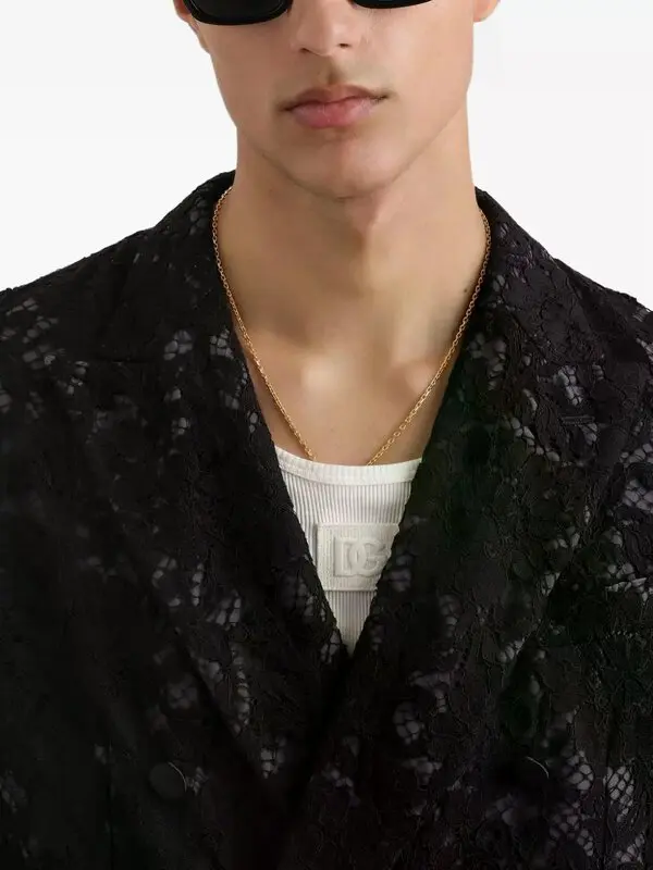 Dolce & Gabbana Double-breasted Lace Blazer