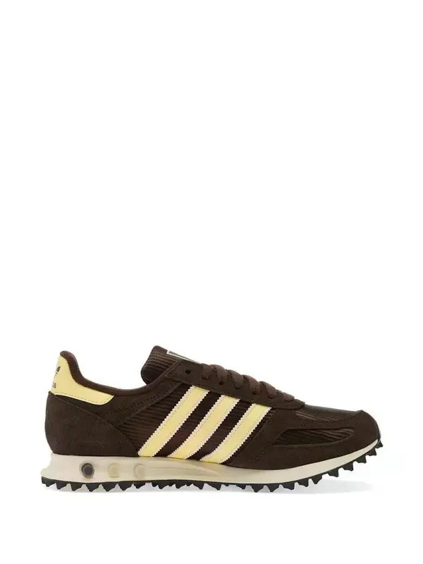 Adidas La Trainer Og Striped Sneakers - Brown