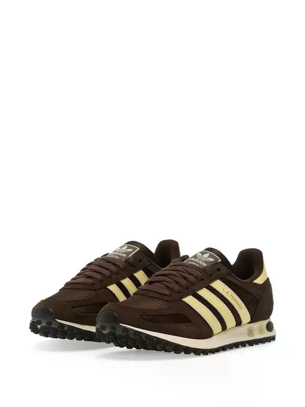 Adidas La Trainer Og Striped Sneakers - Brown
