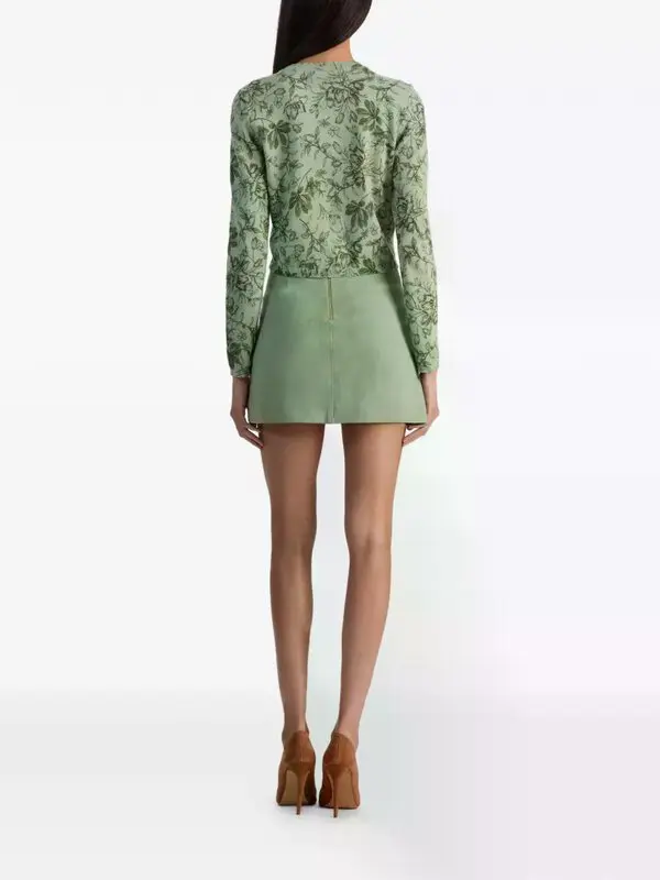 Alice + Olivia Floral Print Cardigan