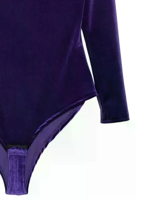 ATU BODY COUTURE Long-sleeved Turtleneck Bodysuit - Purple
