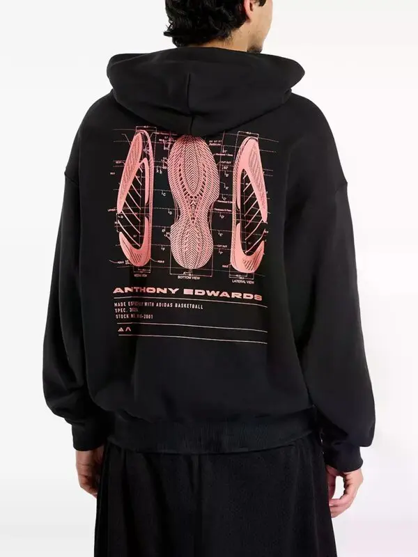 Adidas Anthony Edwards Schematic Hoodie