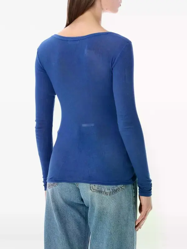 American Vintage V-neck Long-sleeve T-shirt