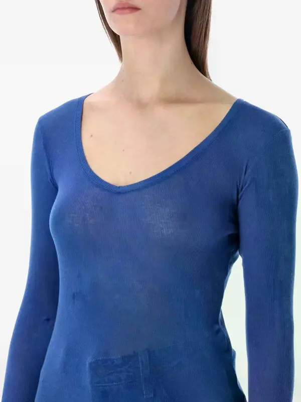 American Vintage V-neck Long-sleeve T-shirt