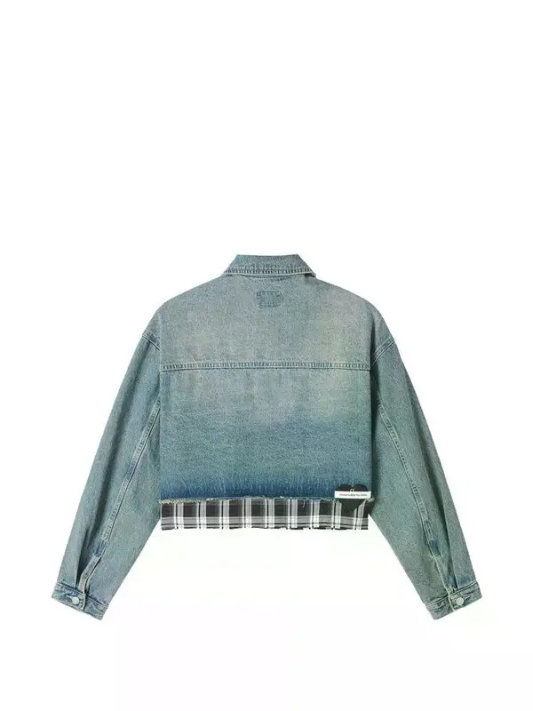 Izzue Checked Denim Jacket