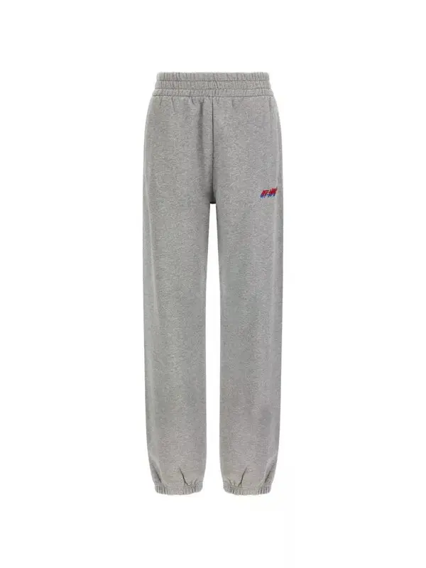 Off-White Logo-embroidered Track Pants - Grey