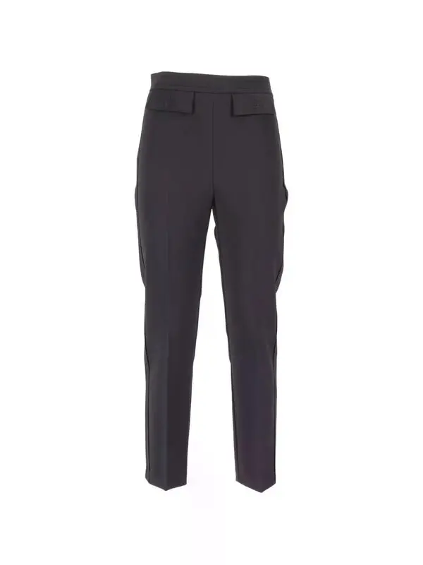 Elisabetta Franchi Letter Detail Trousers - Blue