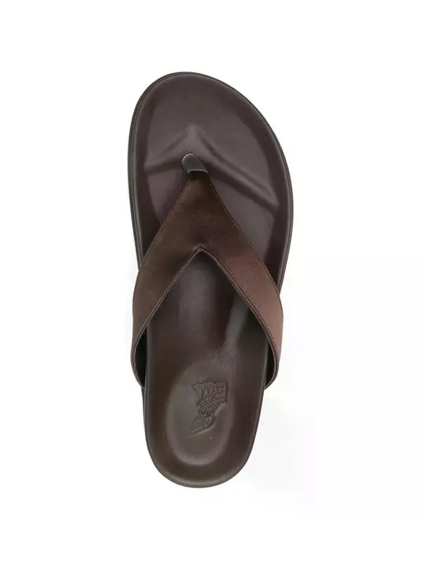 ANCIENT GREEK SANDALS Charys Footbed Sandals - Brown