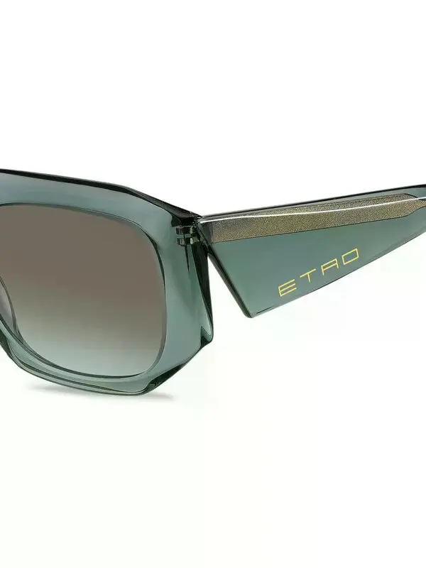 Etro Geometric Frame Sunglasses