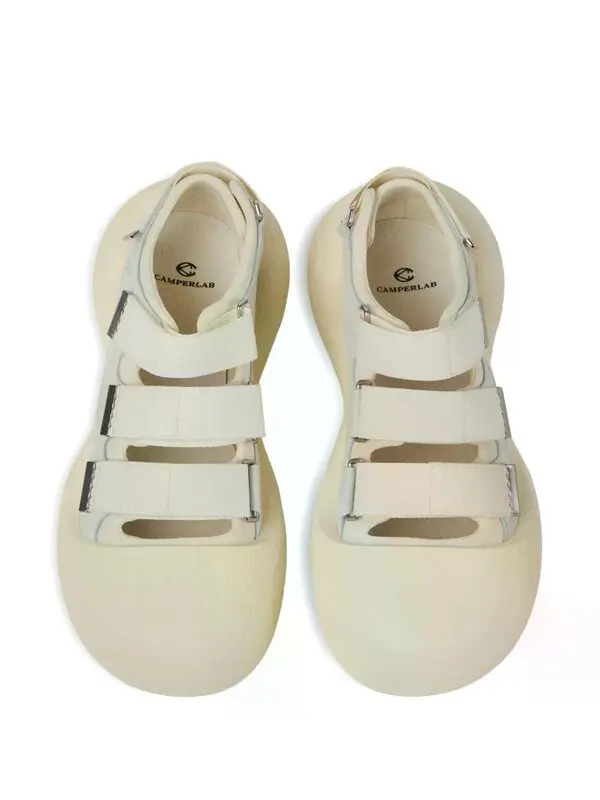 Camper Caramba Leather Strap Sandals - Neutrals