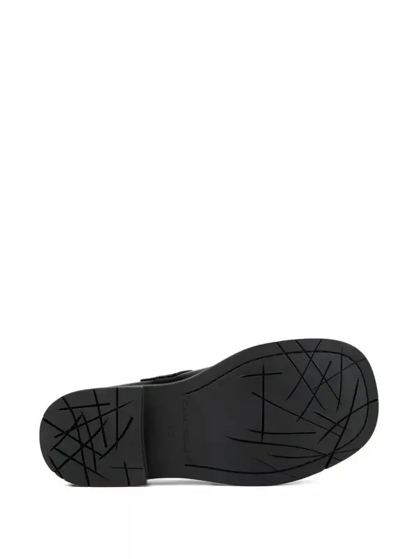 Camper Buckle Strap Platform Loafers