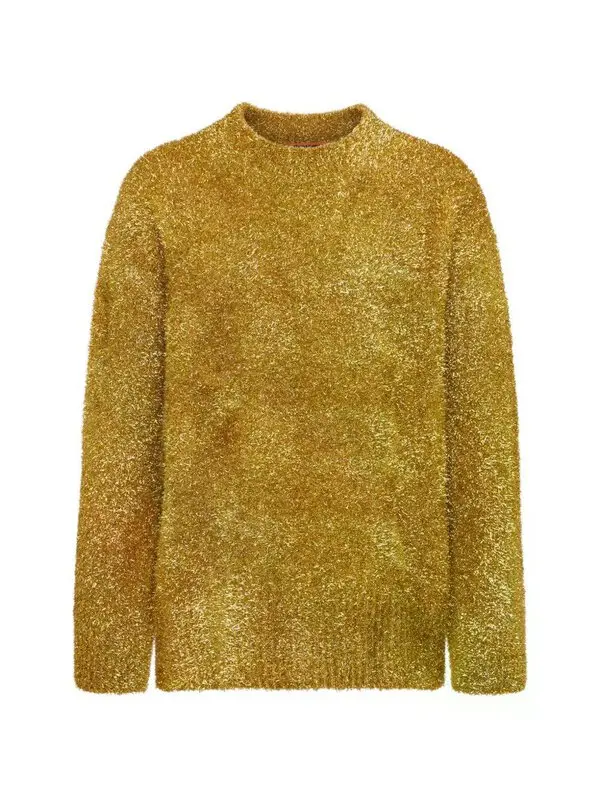 SIMONMILLER Cher Tinsel Crew Neck Sweater