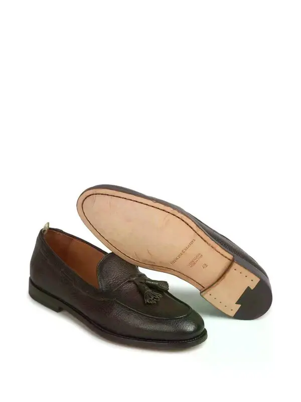 Officine Creative Tassel Detail Textured Loafers