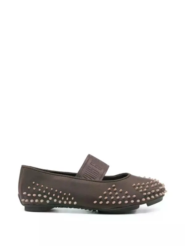 PUMA X Ign Mostro Neo Ballet Studded Ballerinas - Brown