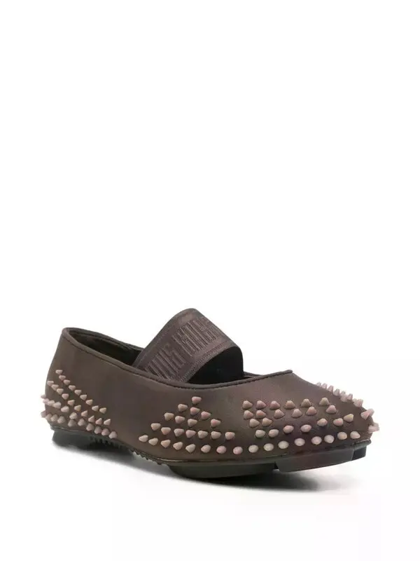 PUMA X Ign Mostro Neo Ballet Studded Ballerinas - Brown