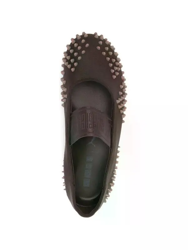 PUMA X Ign Mostro Neo Ballet Studded Ballerinas - Brown