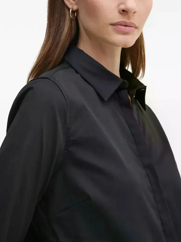 MOS MOSH Mattie Ruffled Cuff Shirt - Black