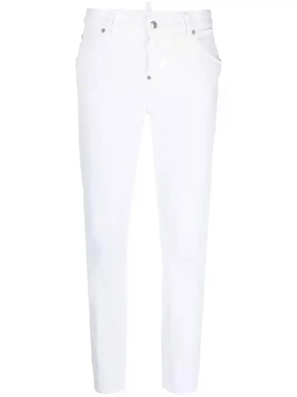 Dsquared2 Straight-leg Cropped Jeans - White