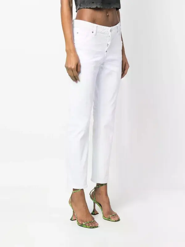 Dsquared2 Cropped Straight-leg Jeans